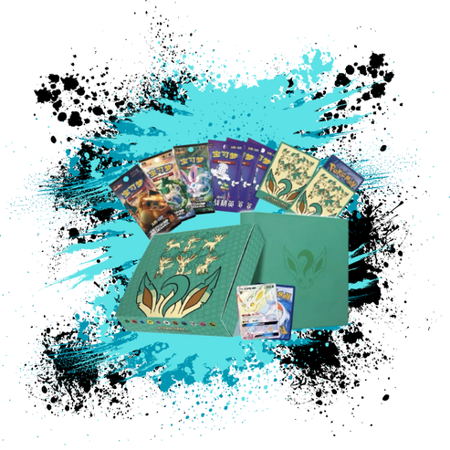 Pokemon Simplified Chinese (CN) - Leafeon GX Set Gift Box – Collectors ...