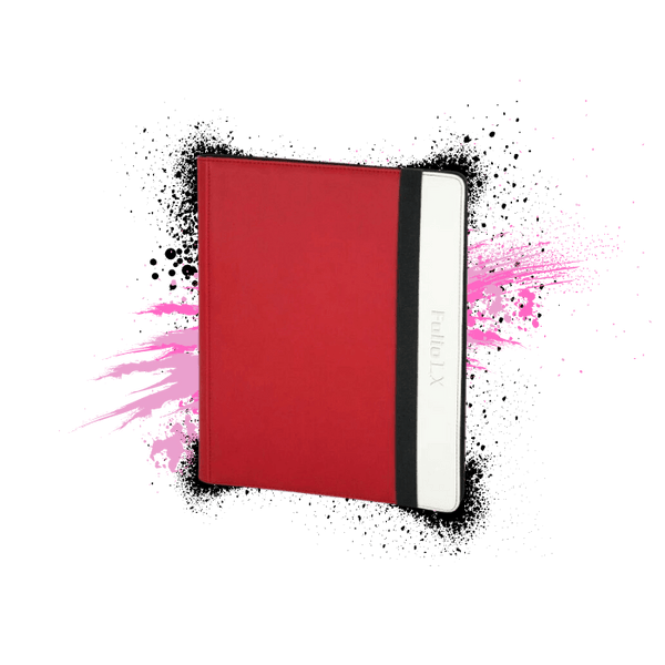 Folio: 9 Pocket LX Album - Red & White – Collectors Alchemy